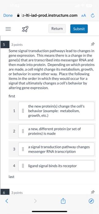 Solved Some signal transduction pathways lead to changes in | Chegg.com