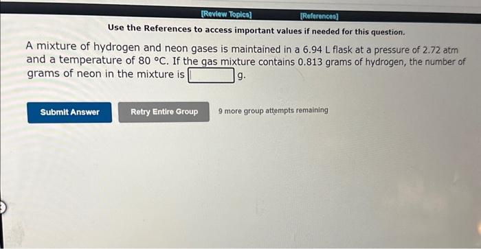 Solved Use the References to access important values if | Chegg.com