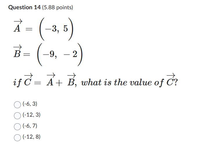 Solved Question 14 (5.88 | Chegg.com Solved Question 14 (5.88 | Chegg.com
