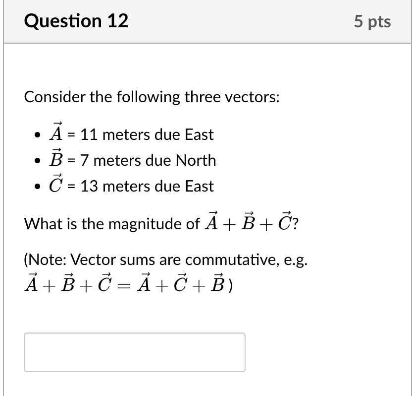 Solved Question 12Consider the following three | Chegg.com