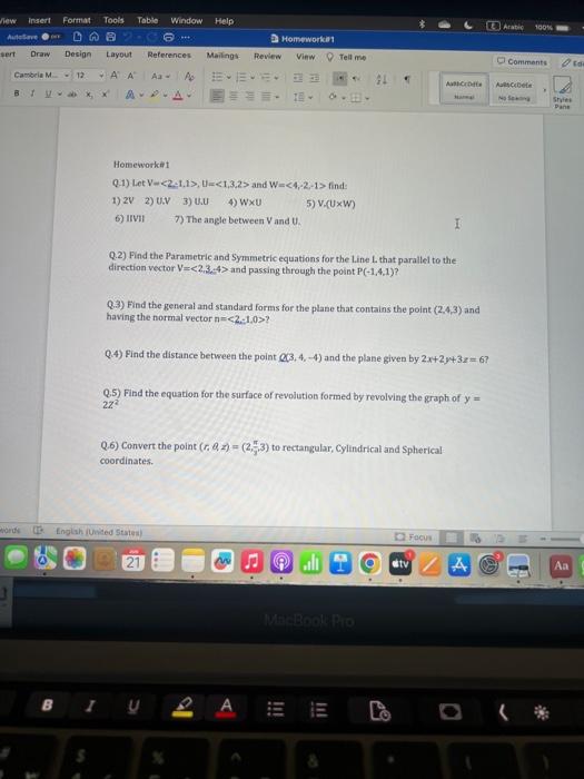 Solved View Insert Format Tools Table Window Help AutoSave | Chegg.com