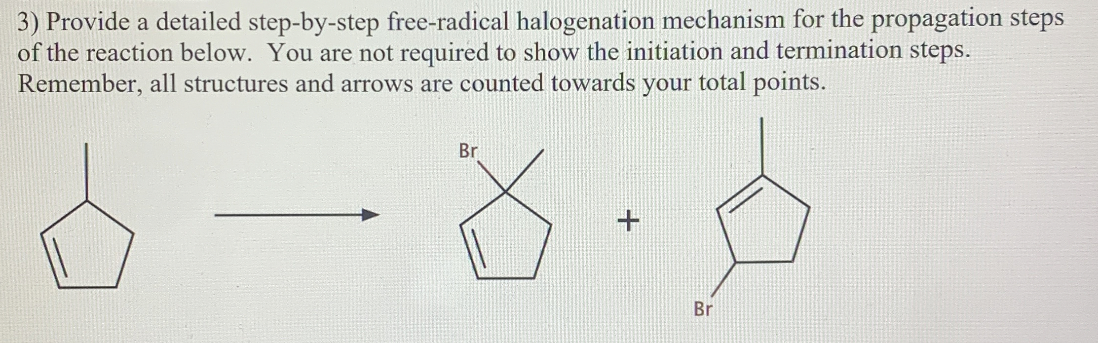 Solved Provide a detailed step-by-step free-radical | Chegg.com