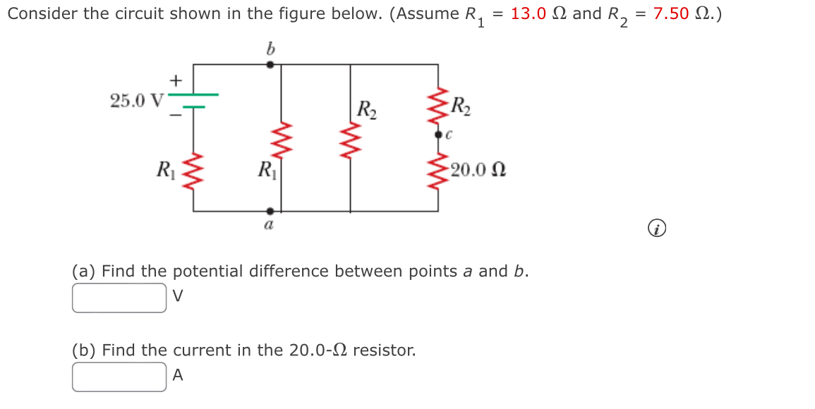 Solved Consider the circuit shown in the figure below. | Chegg.com