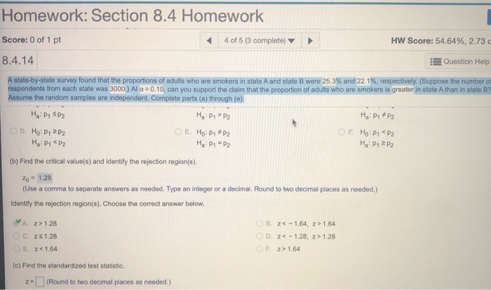Solved Homework Section 8 4 Homework Score 0 Of 1 Pt 4 Of
