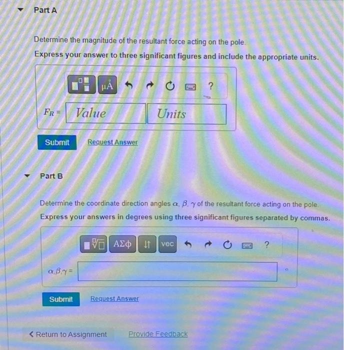 Solved Determine The Magnitude Of The Resultant Force Acting