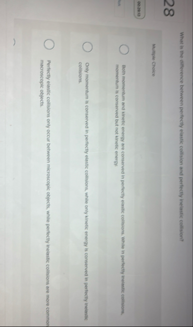 Solved What is the difference between perfectly elastic | Chegg.com