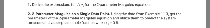 1. Derive the expressions for in y, for the | Chegg.com