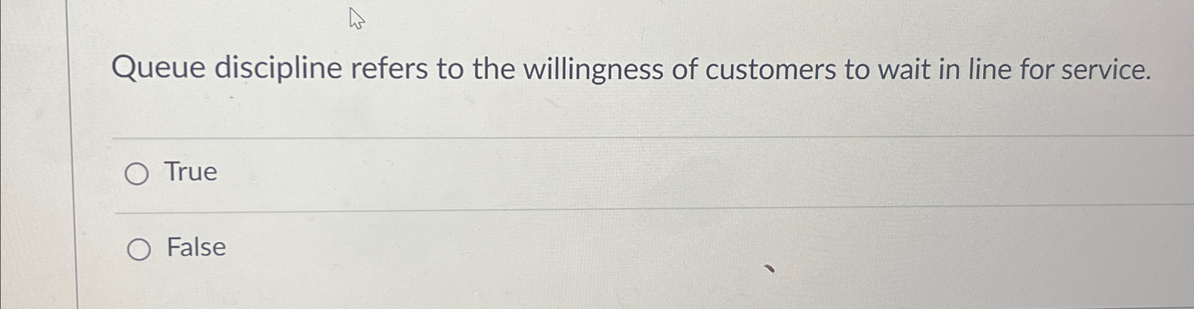 Solved Queue discipline refers to the willingness of | Chegg.com
