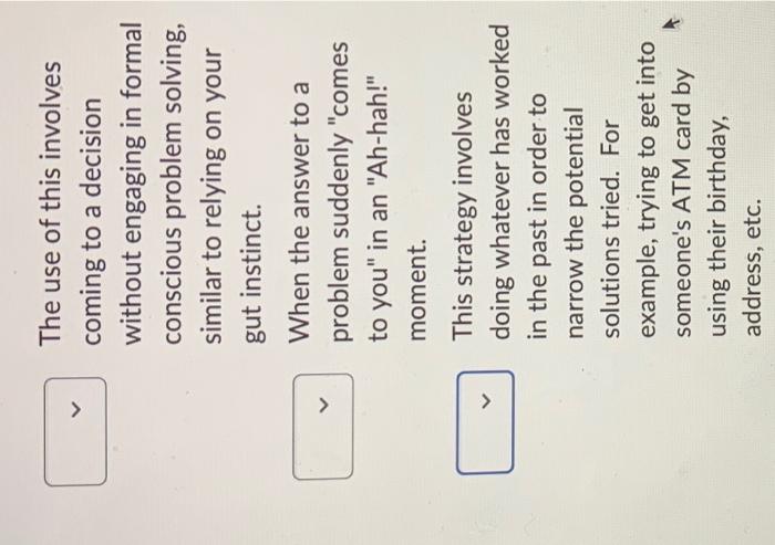 Solved 1. Problem Solving 2. Trial and Error 3. Algorithms | Chegg.com