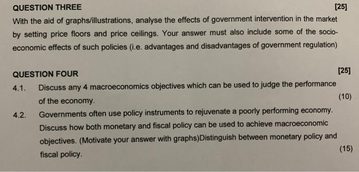 Solved QUESTION THREE [25] With the aid of | Chegg.com