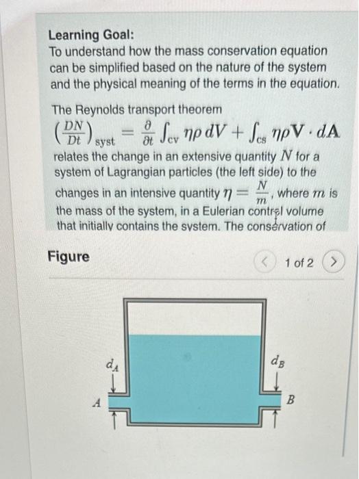 Solved Now consider the same tank (Figure 1), with water | Chegg.com