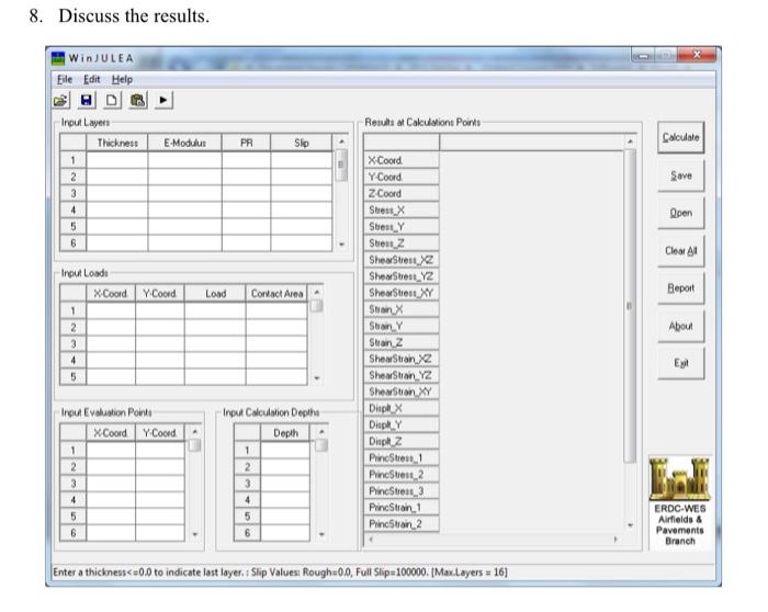 Given the pavement structure presented in Table I and | Chegg.com
