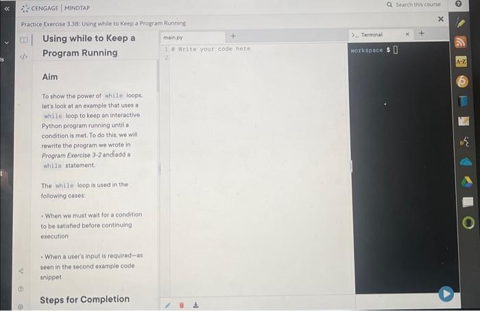 Solved Aim To show the power of while loops. let's look at | Chegg.com