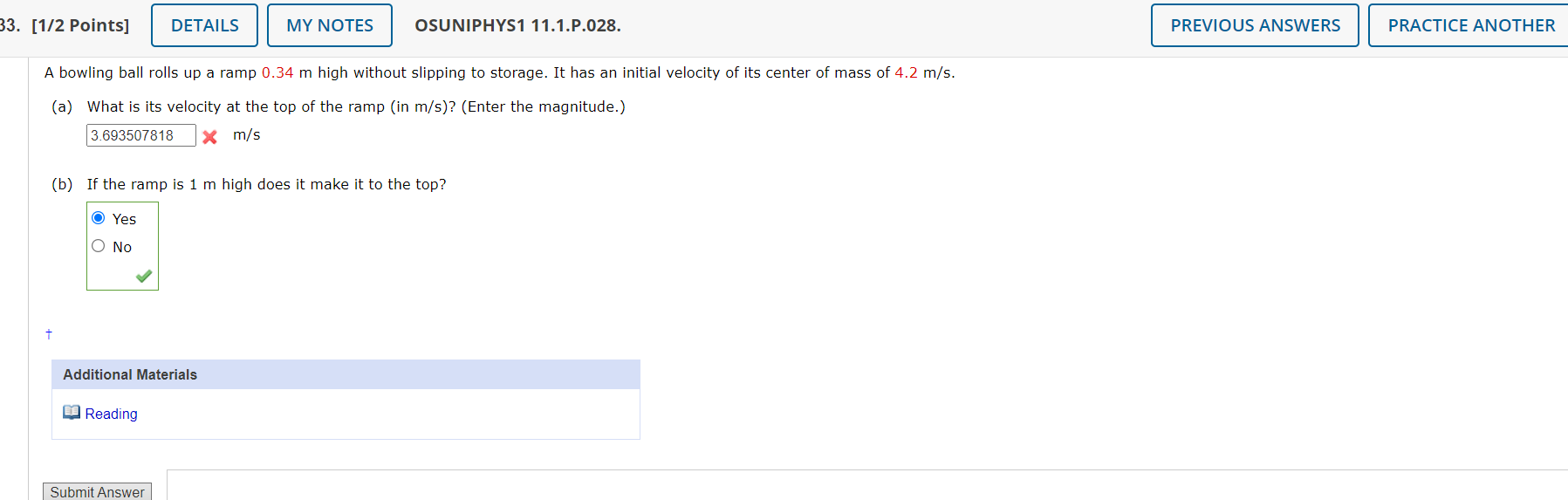 Solved A thin stick of mass 0.5kg ﻿and length L=0.6m ﻿is | Chegg.com