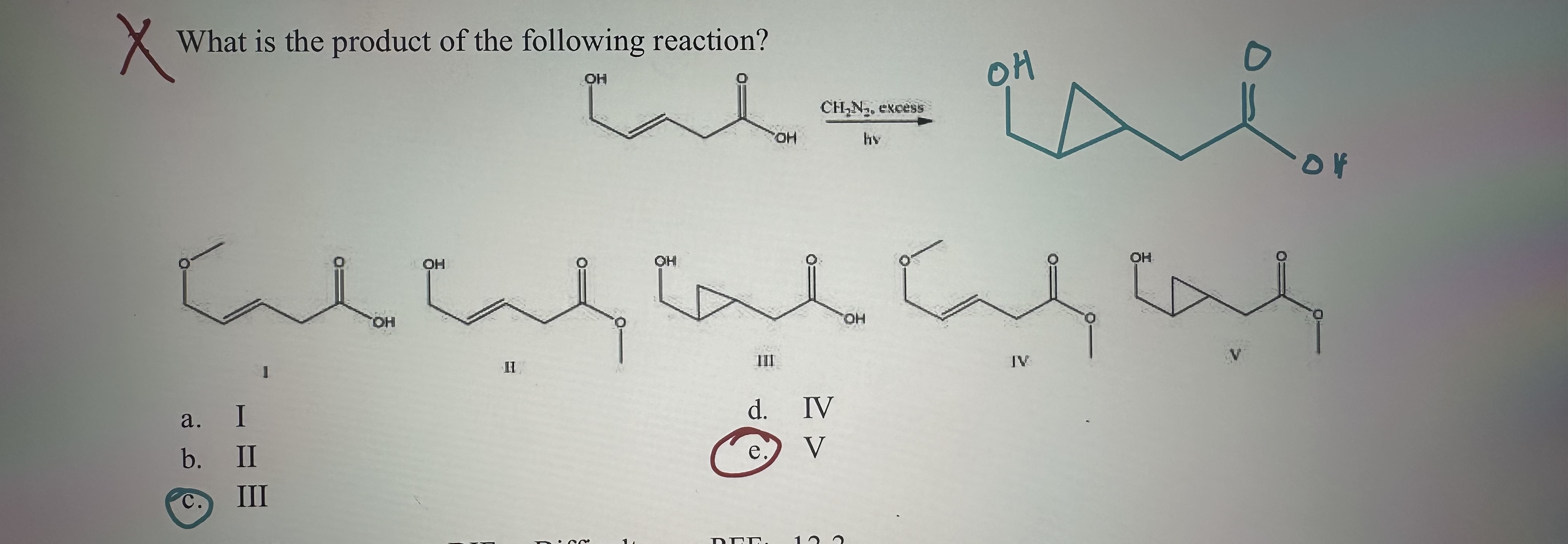 What is the product of the following | Chegg.com