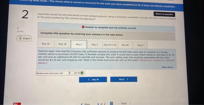 Solved Problem 13-18 (Static) Relevant Cost Analysis in a | Chegg.com