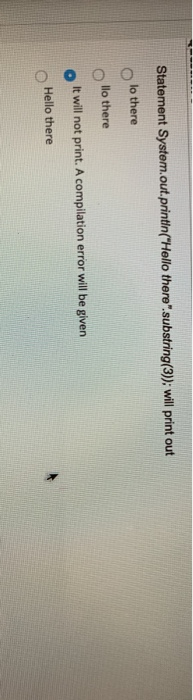 Solved Statement System.out.println("Hello | Chegg.com