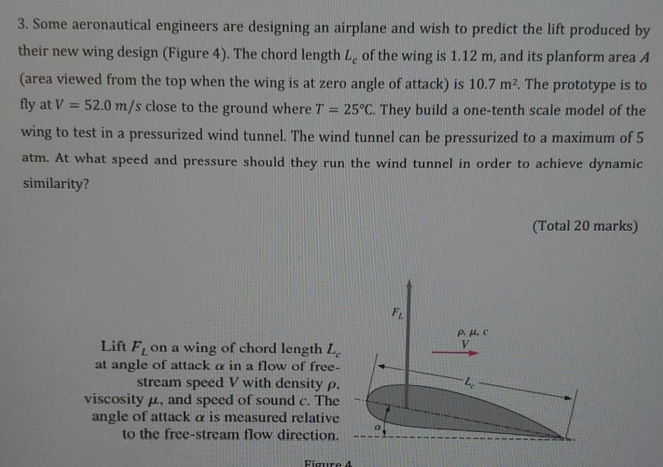 Solved 3. Some aeronautical engineers are designing an | Chegg.com