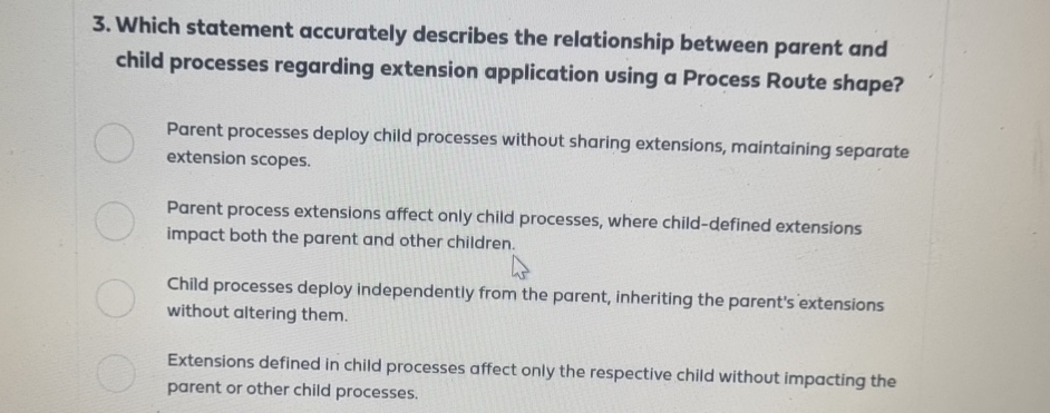 Solved in boomi Which statement accurately describes the | Chegg.com