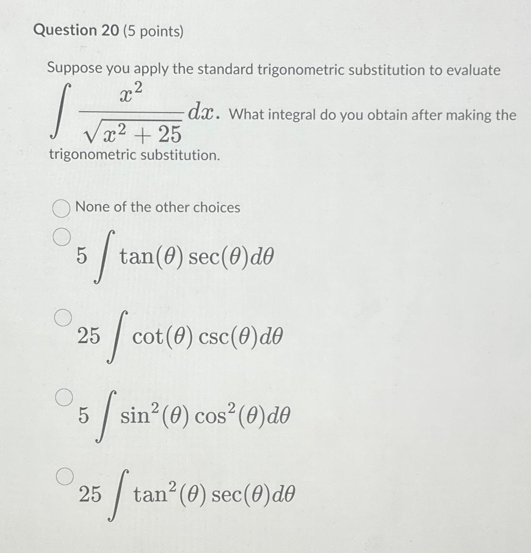 Solved Question 20 (5 points)Suppose you apply the standard | Chegg.com Solved Question 20 (5 points)Suppose you apply the standard | Chegg.com