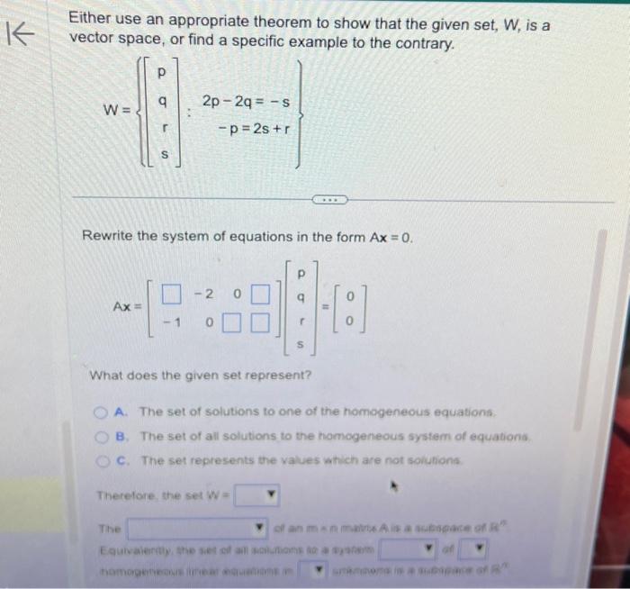 Solved Either use an appropriate theorem to show that the | Chegg.com
