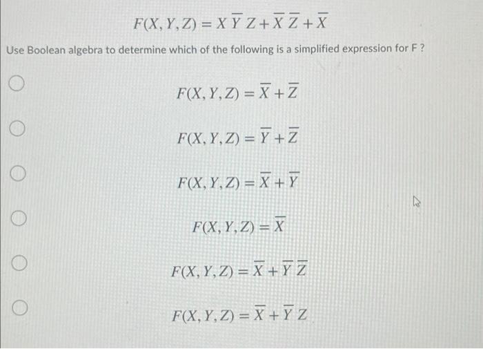 Solved Fa B C AbcĀb Use Boolean Algebra To 