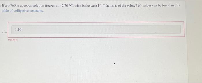 Solved Calculate the boiling point (Tb), in degrees Celsius, | Chegg.com
