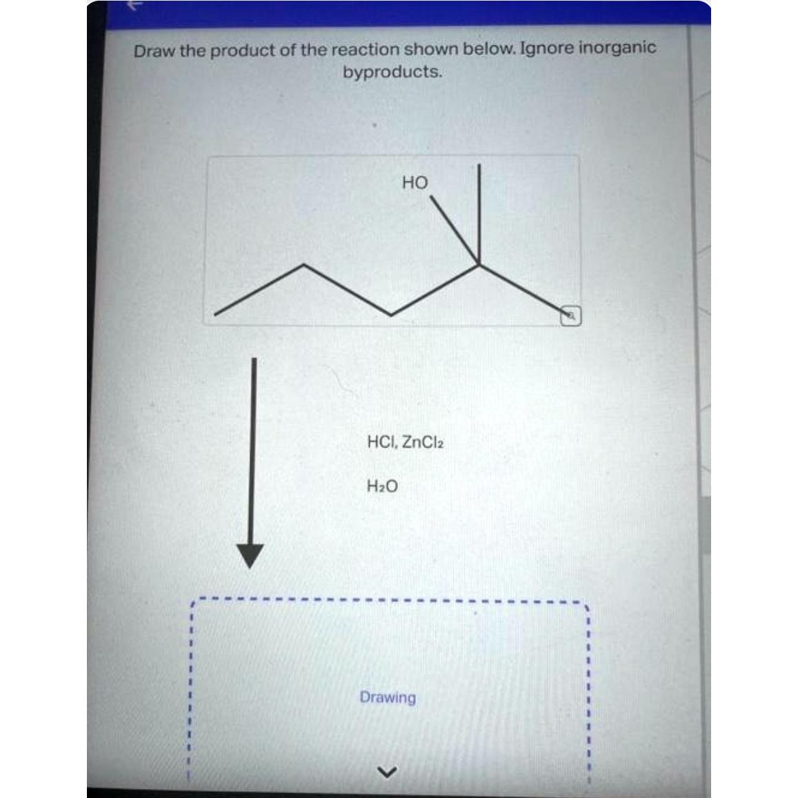 Solved Draw the product of the reaction shown below. Ignore | Chegg.com