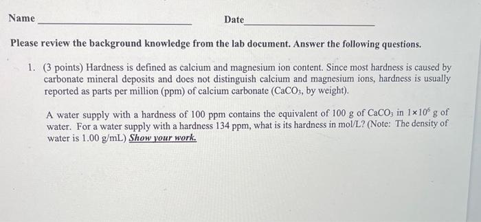 Solved Please review the background knowledge from the lab | Chegg.com