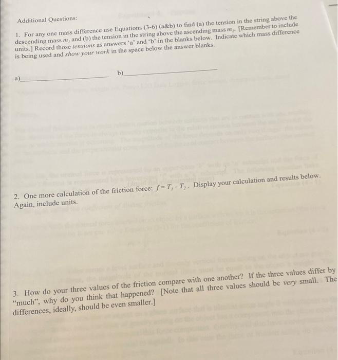 Note: Transcribe the data from Part A into the first | Chegg.com