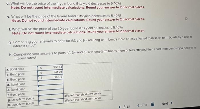 Problem 6-18 Interest Rate Risk (LO3) Consider three | Chegg.com