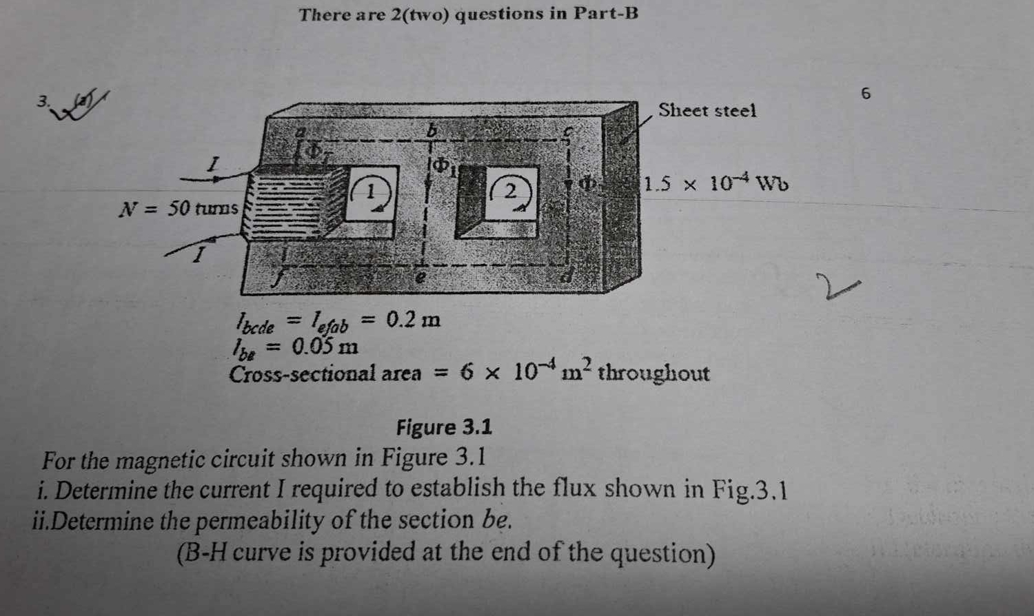 Solved 6Figure 4.1For the circuit shown in Figure 4.1ii. | Chegg.com