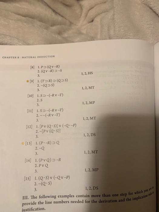 Solved CHAPTER NATURAL DEDUCTION EXERCISES 8B of each | Chegg.com