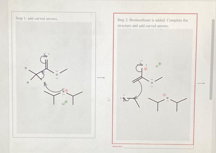 Solved Complete the mechanism with missing atoms, bonds, | Chegg.com