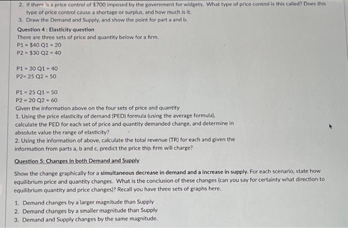 Solved Answer all parts to all 5 questions. Please write | Chegg.com