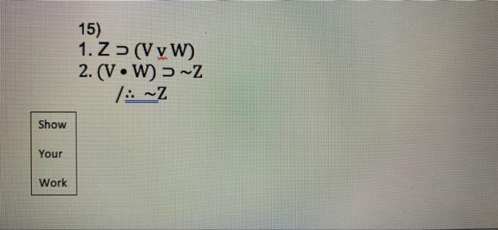 Solved I Part Two Use the Counterpart Conditional Truth | Chegg.com
