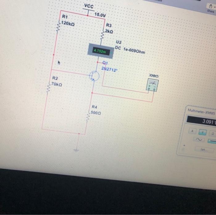 Solved i need hands calculation of this multisim part and | Chegg.com