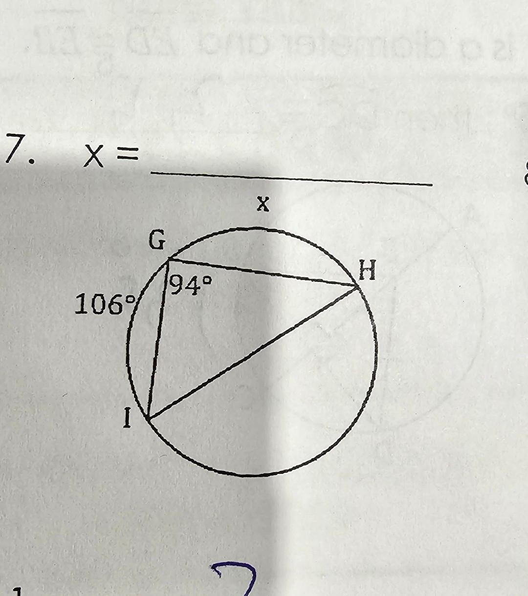 Solved 7. x= | Chegg.com