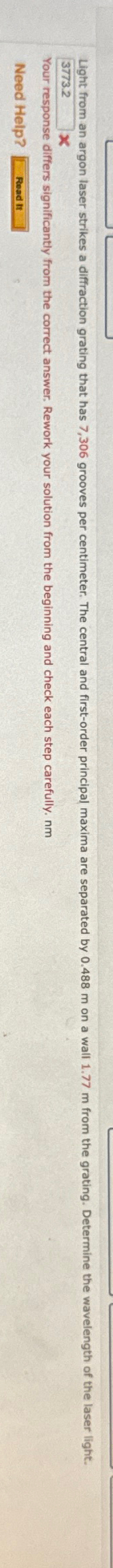 Solved Your response differs significantly from the correct | Chegg.com