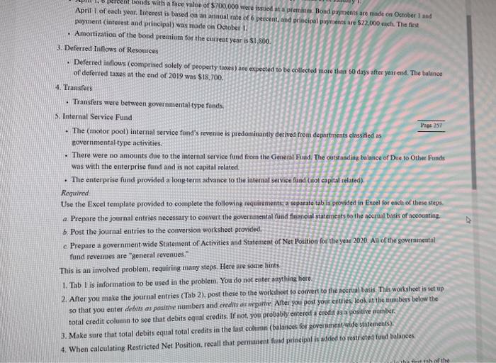 I need help with the Fund Basis Statements, Journal | Chegg.com