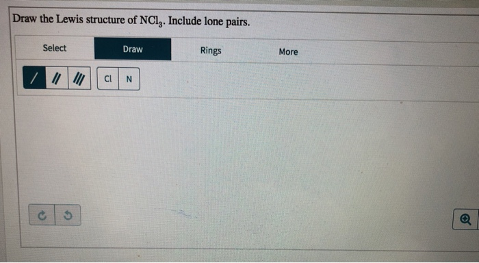 Solved Draw the Lewis structure of NC1. Include lone pairs. | Chegg.com