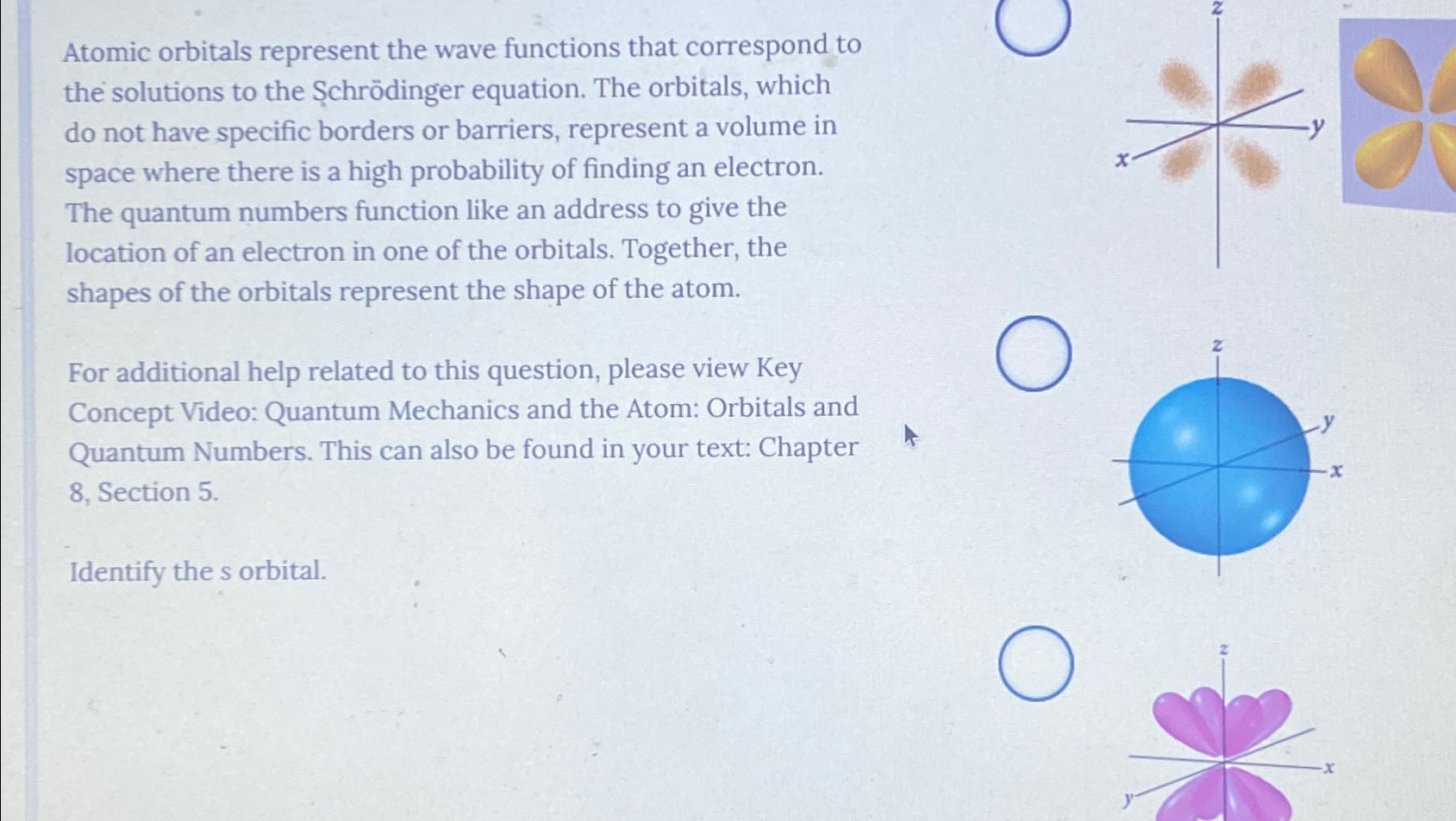 Solved Atomic Orbitals Represent The Wave Functions That