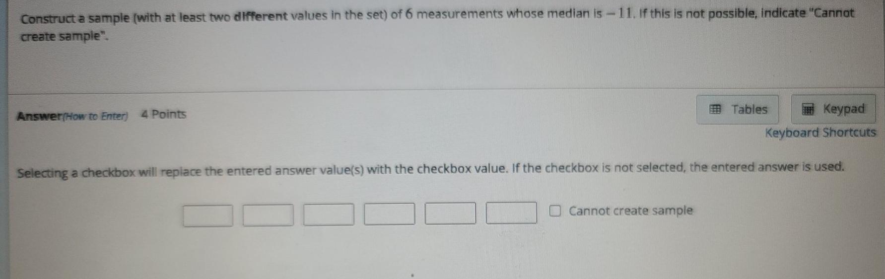 Solved Construct a sample (with at least two different | Chegg.com
