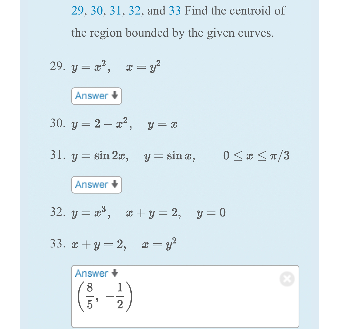 Solved 32 ﻿and 3 ﻿only please.. step by step 29,30,31,32, | Chegg.com