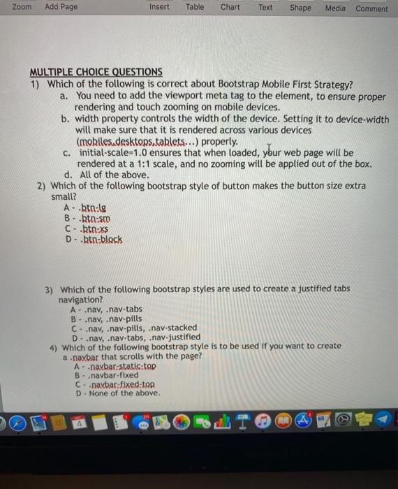 Solved Zoom Add Page Insert Table Chart Text Shape Media | Chegg.com