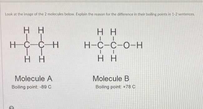 Solved Look at the image of the 2 molecules below. Explain | Chegg.com Solved Look at the image of the 2 molecules below. Explain | Chegg.com