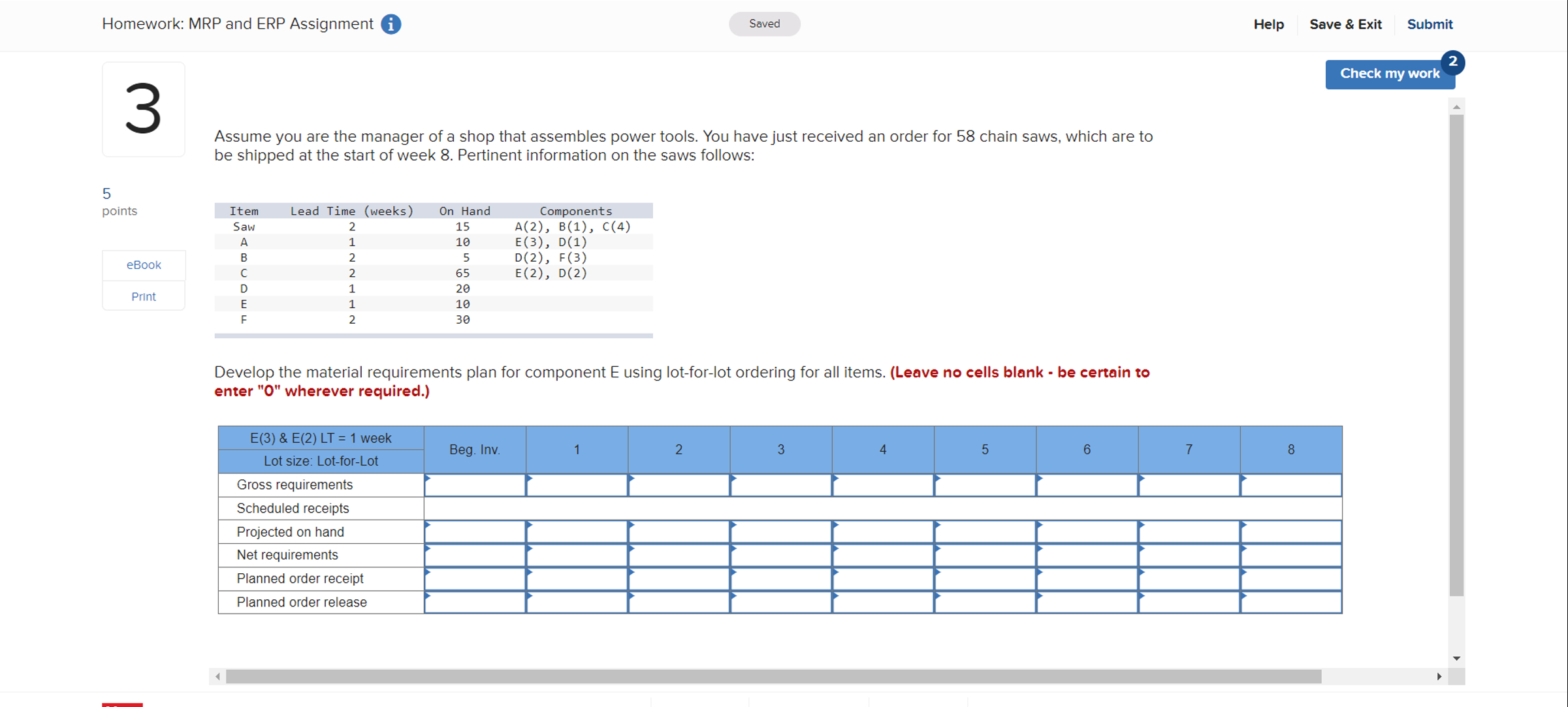 Solved Assume you are the manager of a shop that assembles | Chegg.com