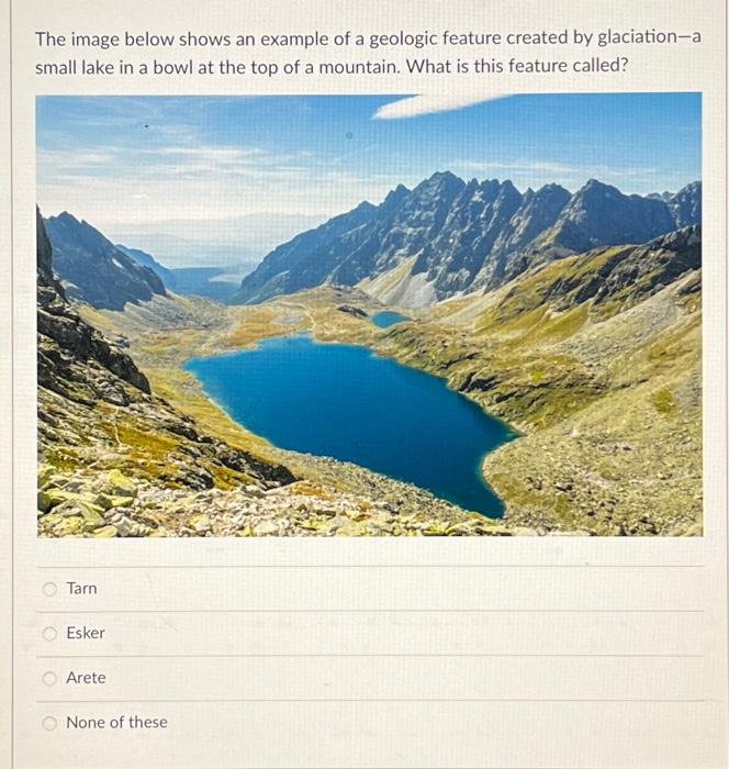 Solved The image below shows an example of a geologic | Chegg.com