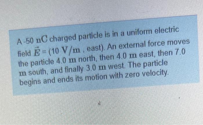 Solved how much work is done on it by the external force? | Chegg.com
