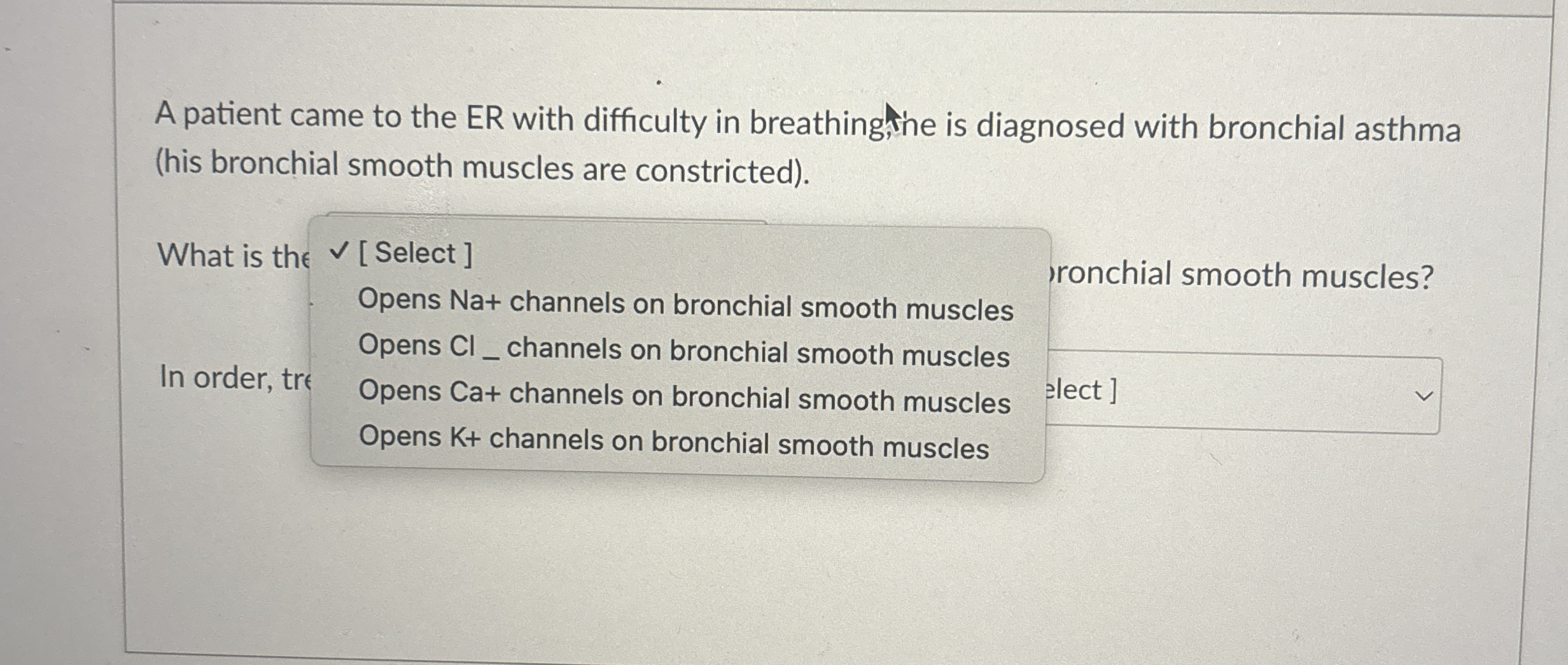 Solved A patient came to the ER with difficulty in | Chegg.com